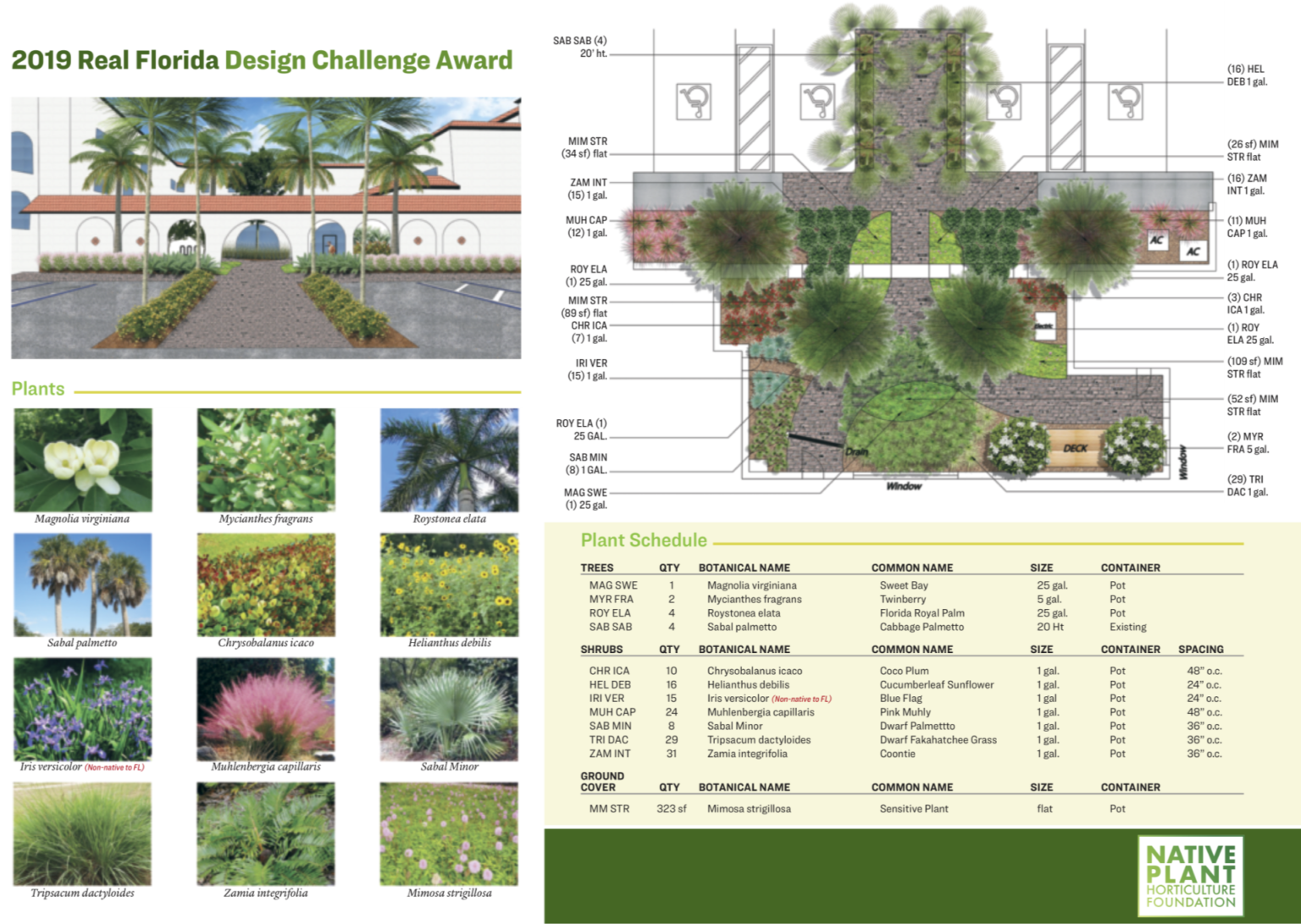 Spring 2019 Real Florida Design Challenge - Native Plant Horticulture ...